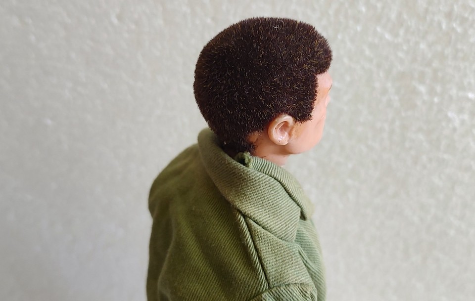 VINTAGE HASBRO GI JOE 1970 ADVENTURE TEAM LAND MAN OF ACTION FLOCK HEAD ...