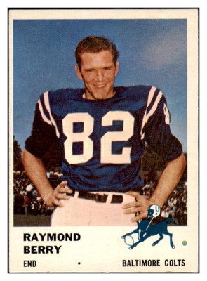 1961 FLEER # 33 RAYMOND BERRY COLTS NR-MT 529751 (KYCARDS) | eBay