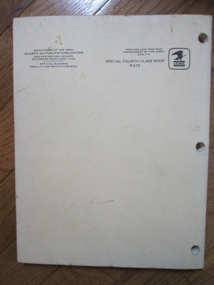 Dept. of the Army Field Manual FM 23-67 Machinegun 7.62MM, M60, 1972 | eBay
