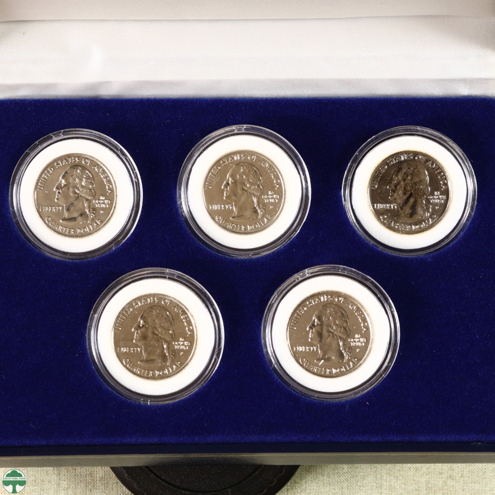 Set of Five - 2002 State Quarters 2-Tone Gold | eBay