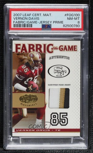 2007 Leaf Certified Materials - Fabric of the Game Prime #FOG-100 ...