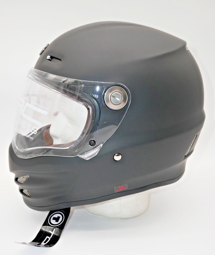 TORC T9 Retro Motorcycle Helmet Flat Black Size Medium - T915:23 | eBay