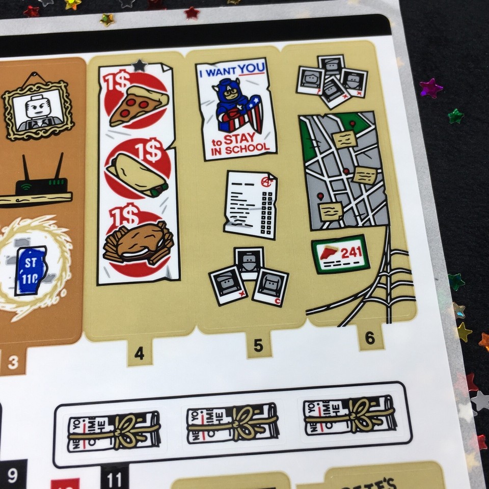 NEW LEGO Sticker Sheet 1 Super Heroes Avengers Sanctum Sanctorum ...