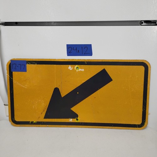 Authentic Road Traffic Street Sign (ARROW) 12"X24" FREE SHIPPING 12-77 ...