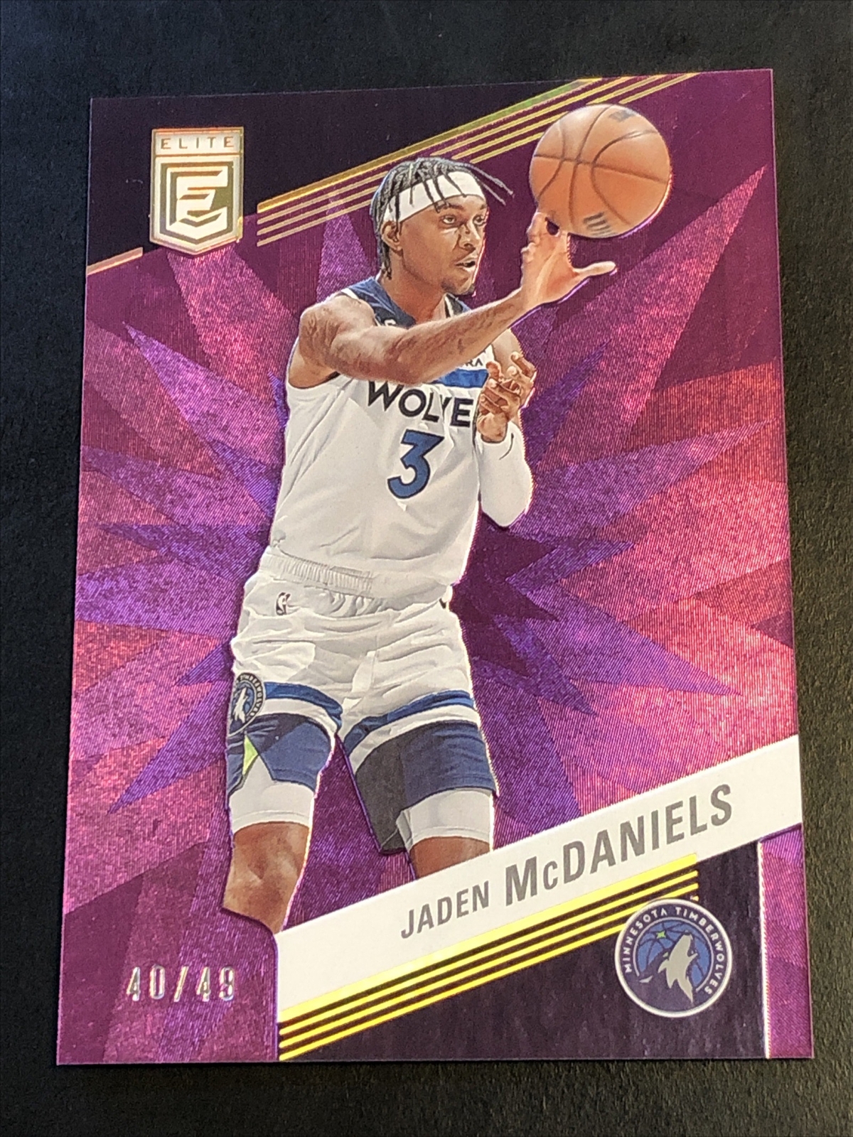 2022-23 Donruss Elite - Purple #45 Jaden McDaniels /49 for sale online ...
