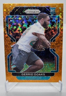 Gerrid Doaks RC Orange Disco Parallel 2021 Panini Prizm #426 Rookie ...