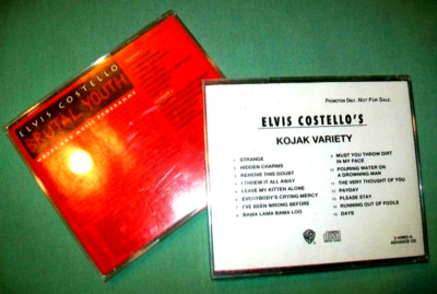 Elvis Costello **PROMO CD LOT** Words and Music -- Kojak Variety | eBay