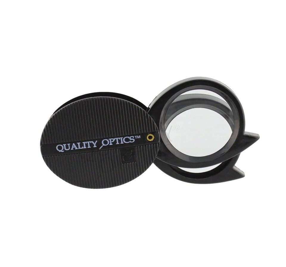 Quality Optics USA Folding Jewelers Loupe Loop Pocket Magnifier ...