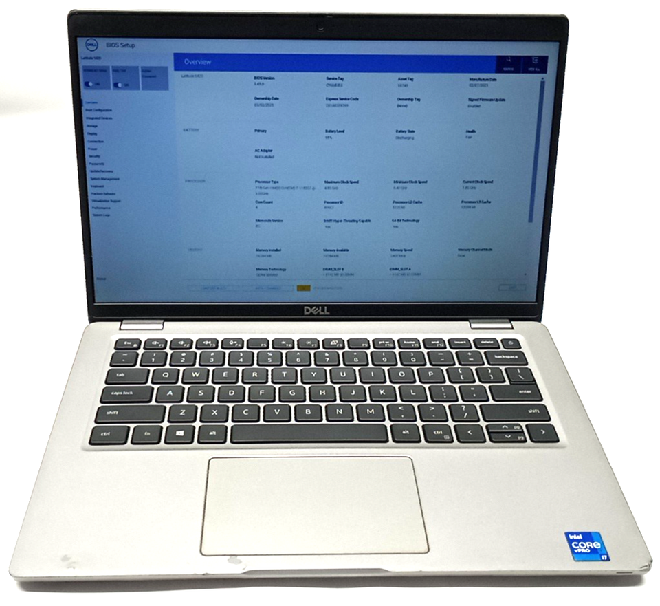 Dell Latitude 5420 14" i7-1185G7@3.00GHz 16GB RAM 512GB NVMe Win 11 Pro ...