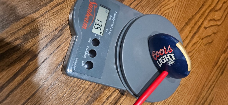 Vintage Coors Light Metal/Ceramic Putter RH Steel Shaft Lamkin Tru Tac ...