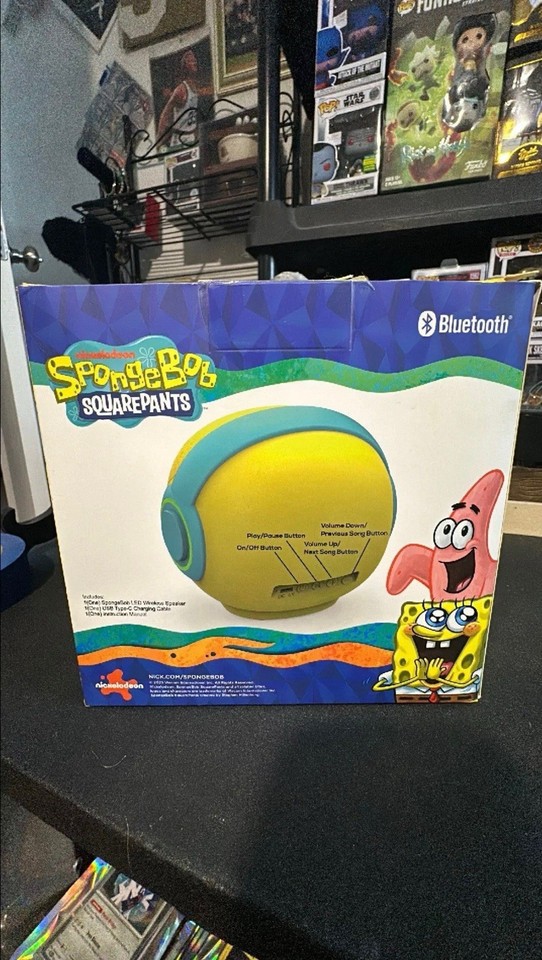 Nickelodeon SpongeBob SquarePants Portable Bluetooth Color-Changing LED ...