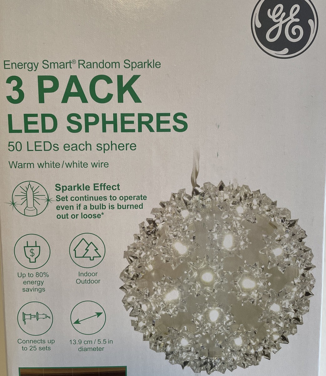 Ge 3 Pack Of Icicle Lights