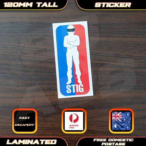 STIG NBA Top Gear Style Parody Sticker Decal Bumper Funny Car Window ...