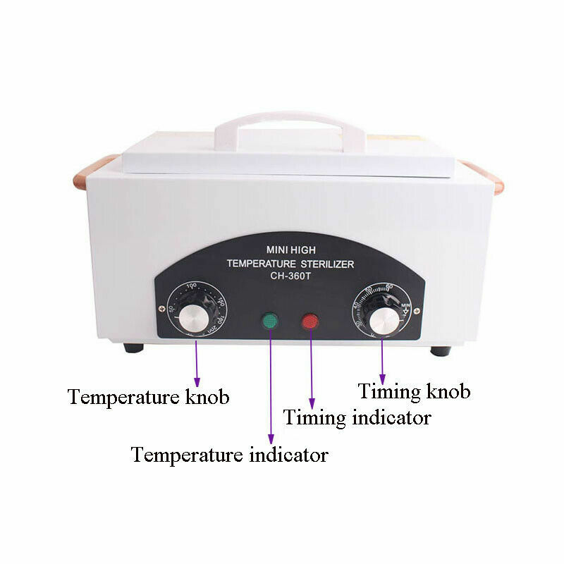 110V Dental Autoclave Sterilizer Mini Autoclave Sanitizing Box Nail ...