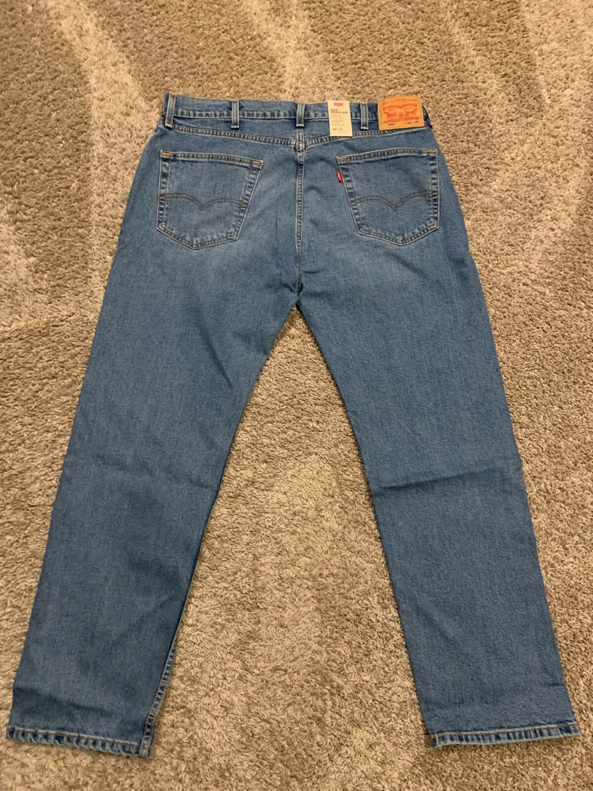 Levi's 505 Regular Fit Straight Leg Jean WStretch Men's 38X30 NWT RT$59 ...