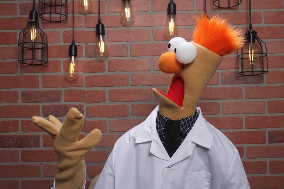 Beaker Muppet Puppet Replica | eBay