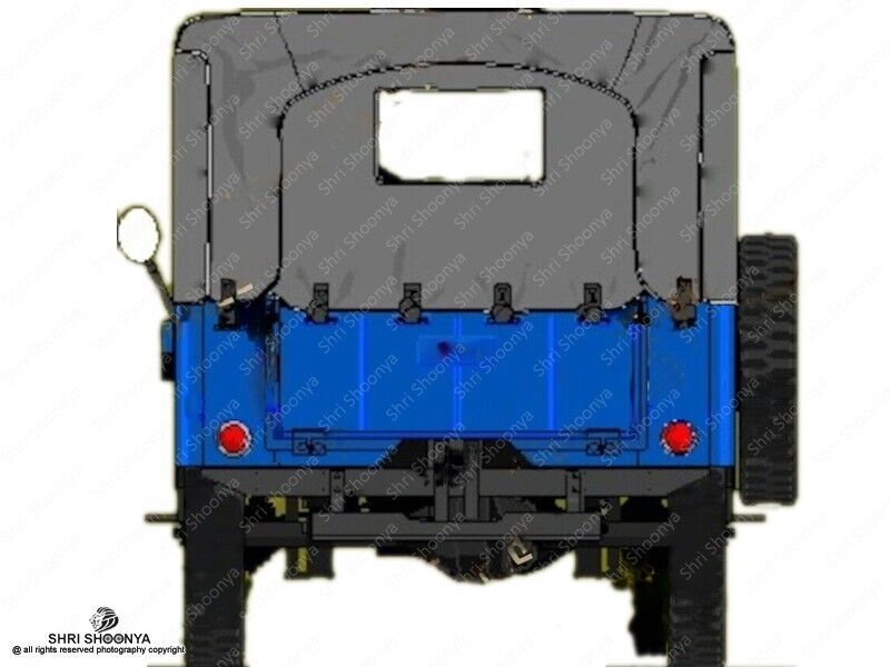 SOFT TOP FOR JEEP WILLYS CJ2A,CJ3A,3B,M38,M38A1 FITS ON CIVIL BOWS ...