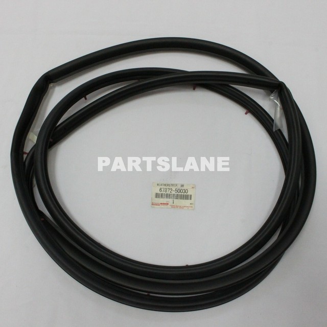 Toyota Genuine OEM 67872-50030 Weatherstrip Rear Door LH 6787250030 for ...
