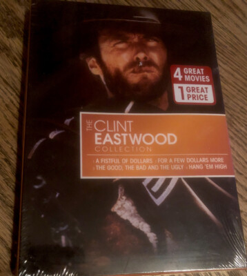 THE CLINT EASTWOOD COLLECTION * 4 DISC DVD SET Western Classic Films ...