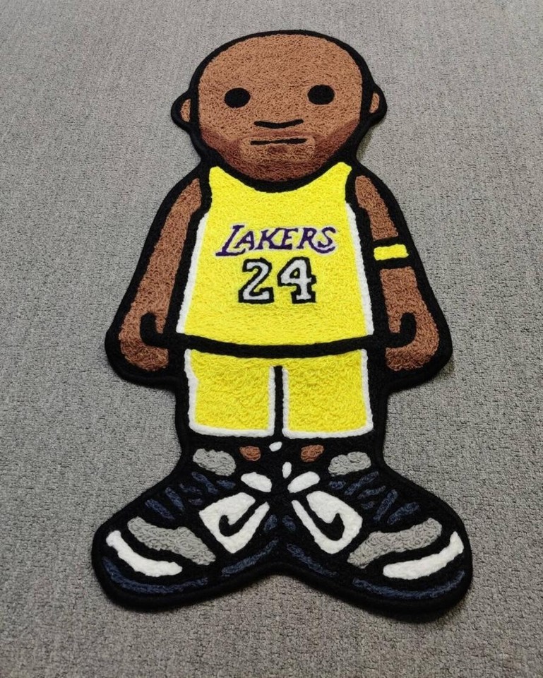 New Kobe Bryant Black Mamba Lakers Bedroom Area Runner Rugs Living Room ...