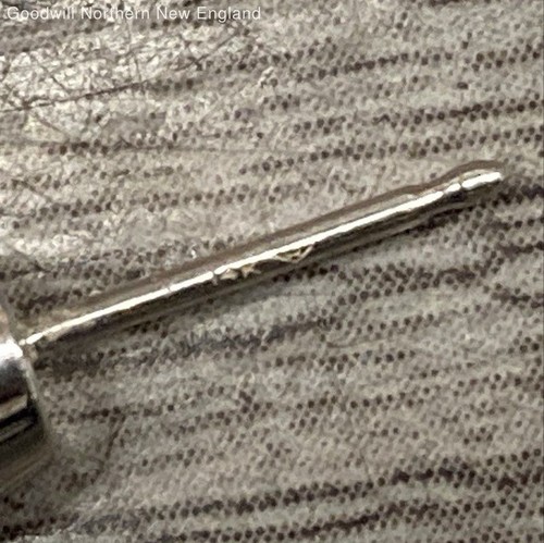 14K White Gold Round Cut Diamond Single Stud Earring 5.8mm 0.80g | eBay