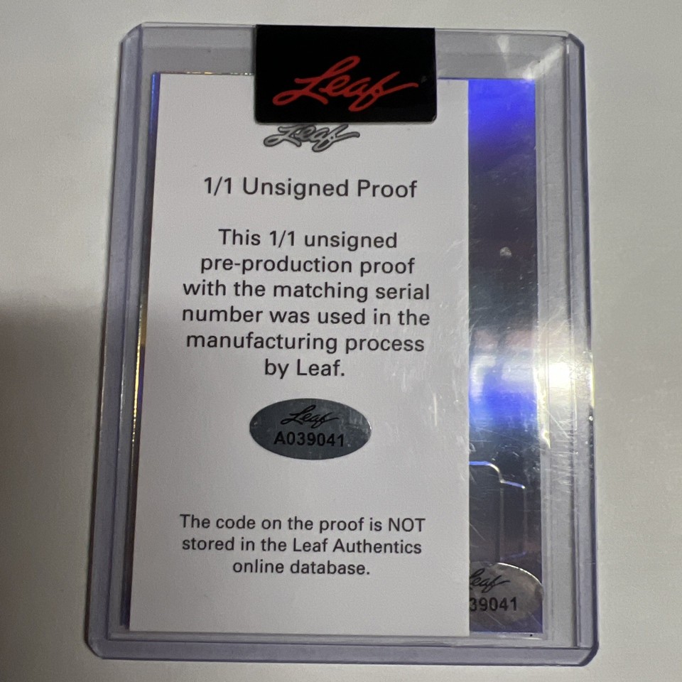 2021 Leaf Valiant Kenneth Gainwell 1/1 Pre-Production Proof | eBay