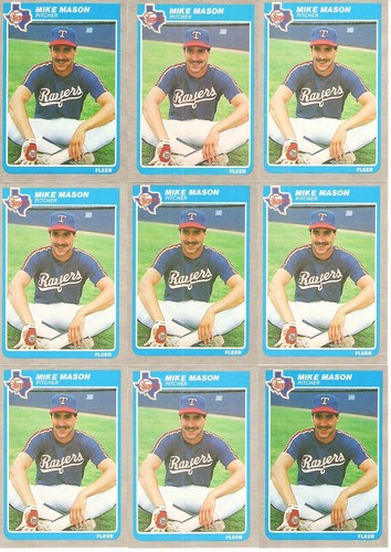 45 CARD MIKE MASON BASEBALL CARD LOT 245 | eBay