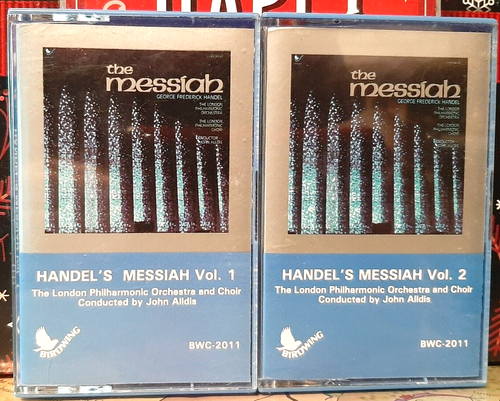 HANDEL'S MESSIAH / LONDON PHILHARMONIC ORCHESTRA 2-CASSETTE SET ~ 1979 ...