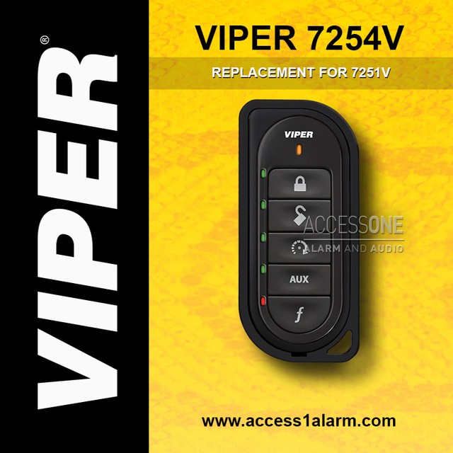 Viper 7251V 2-way LED Replacement Remote Control Transmitter Ezsdei7251 ...