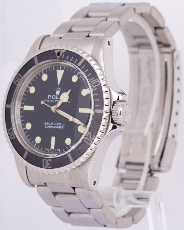 VINTAGE 1978 Rolex Submariner No-Date 5513 PRE COMEX 40mm Steel ...