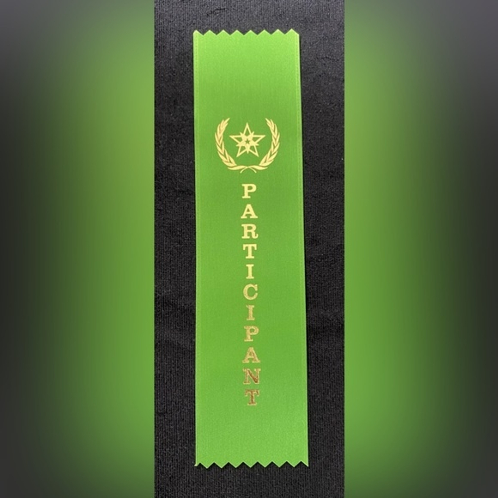 100) Green Participant Award Ribbon 4H Sports School Event Contestant ...