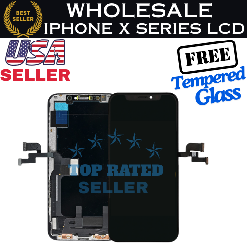 Wholesale For iPhone XR LCD Touch Screen Replacement W/ Tempered Glass ...