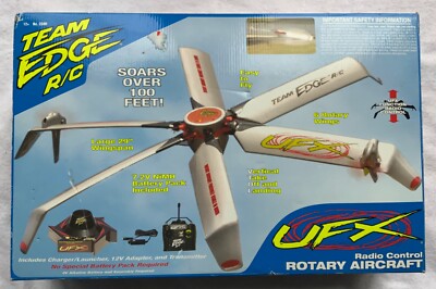 New Flying TEAM EDGE R/C RC UFX Rotary Control Rotary Aircraft 27mhz | eBay