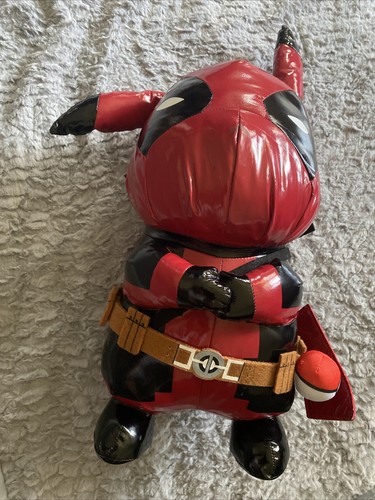 Deadpool Pikachu Plush Toy 17 Inches Tall | eBay