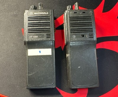 MOTOROLA HT1000 UHF RADIO 403-470MHz 16CH 4W - HAM - GMRS *Lot Of 2* | eBay