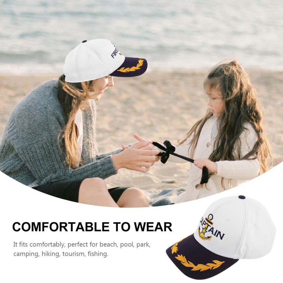 Navy Costume Baseball Hat Camping Baseball Cap Portable Breathable ...