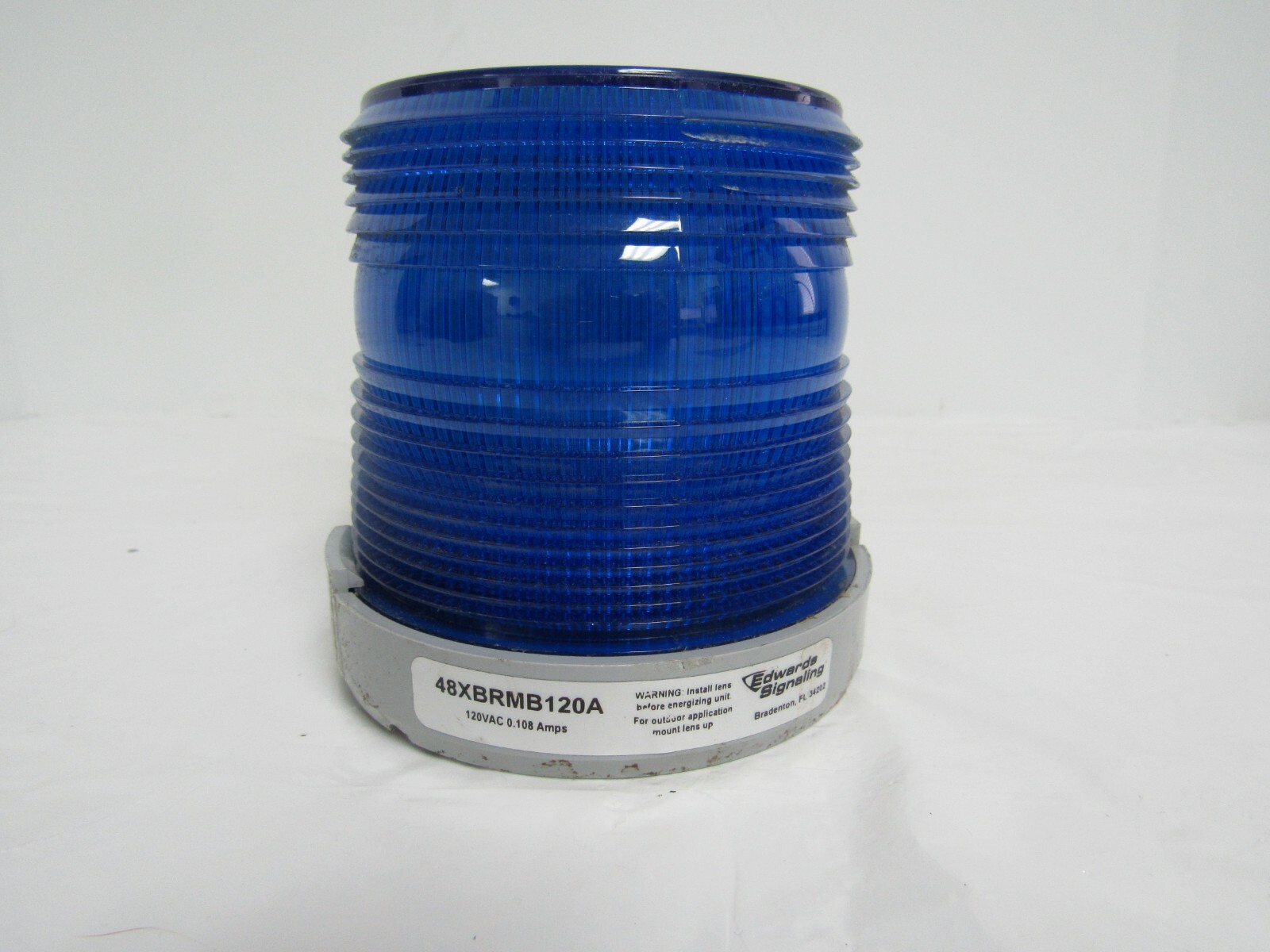 EDWARDS SIGNAL 48XBRMB120A BLUE SIGNALING LIGHT | eBay