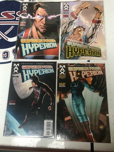 Supreme Power Hyperion 1 2 4 5 Mini Series Very Fine+ Marvel MAX 2005 4 iss lot | eBay
