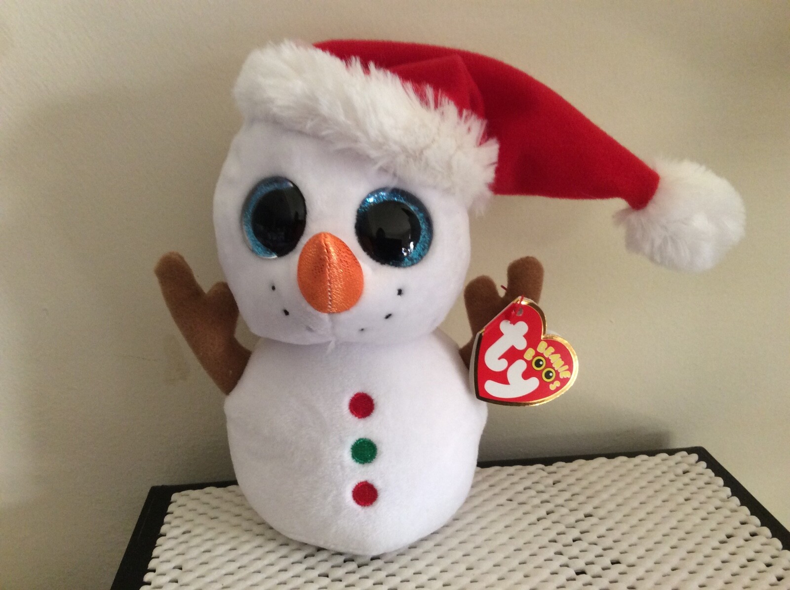Ty Beanie Boo SCOOP the Snowman 6" MWMT | eBay