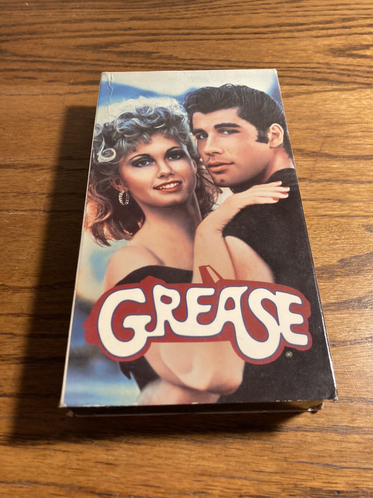 Grease VHS 1977 VCR Video Tape Movie John Travolta Olivia Newton-John ...