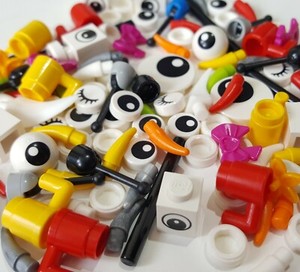 LEGO 25x Mixel Finishers Random Mix - Accessories Eyes Teeth pieces | eBay