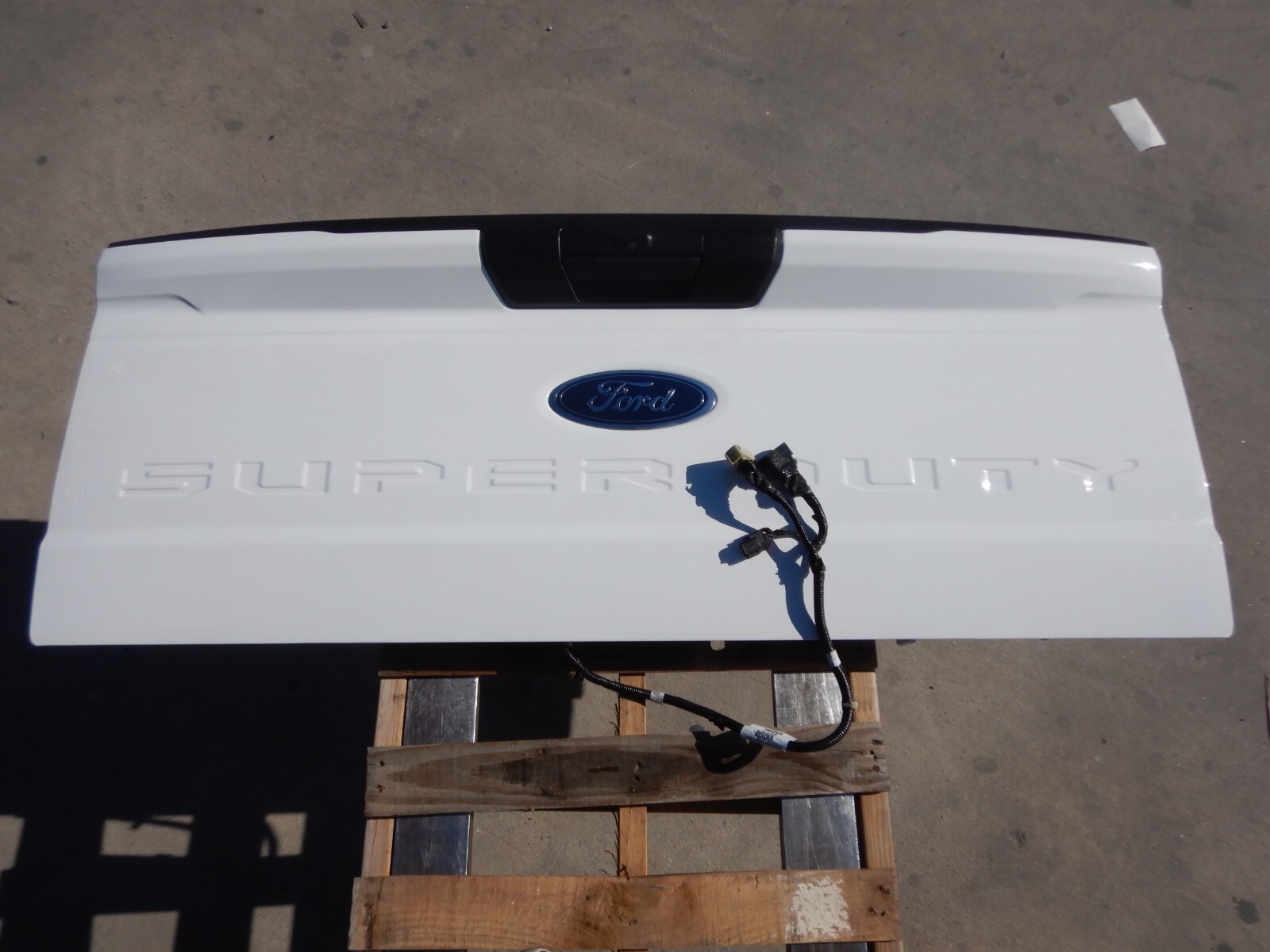Factory Ford Super Duty F250 F350 Ladder Step Tailgate White 2023 2024 ...
