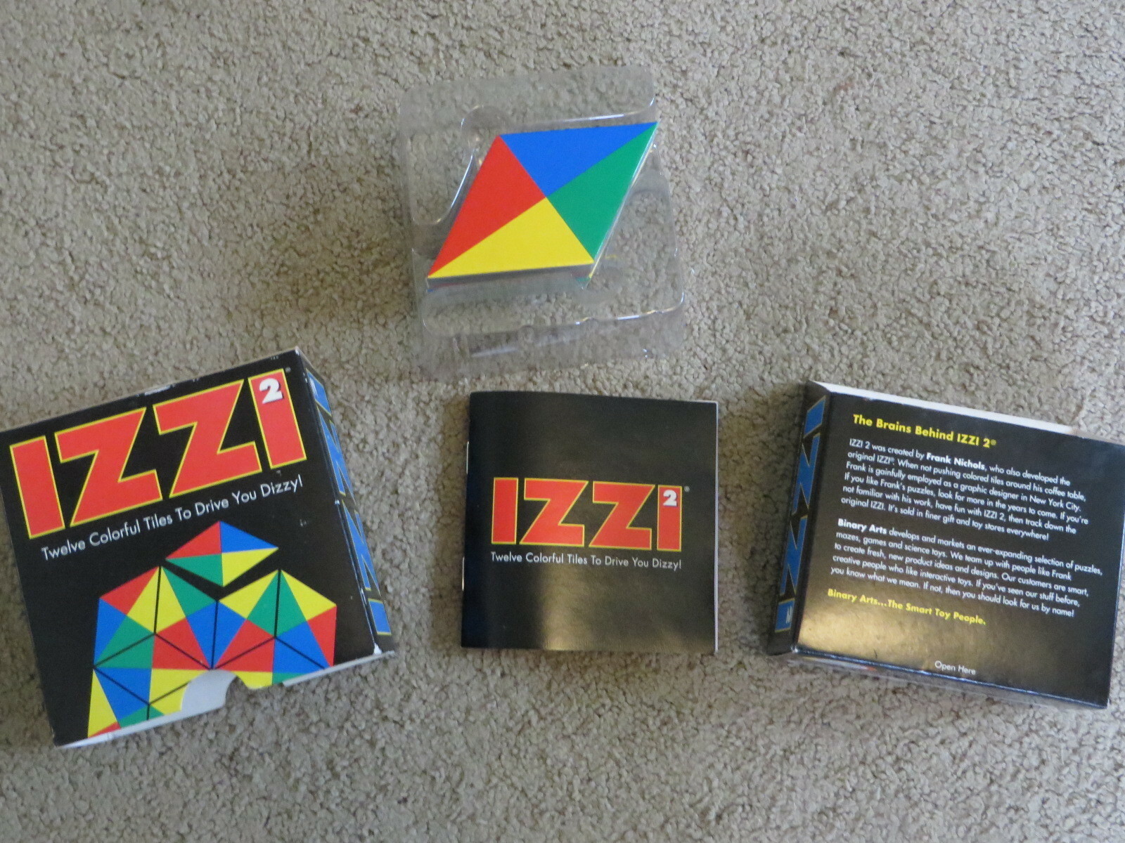 SUPER 1992 IZZI 2 by Binary Arts puzzle game / brain teaser - ages 8 ...