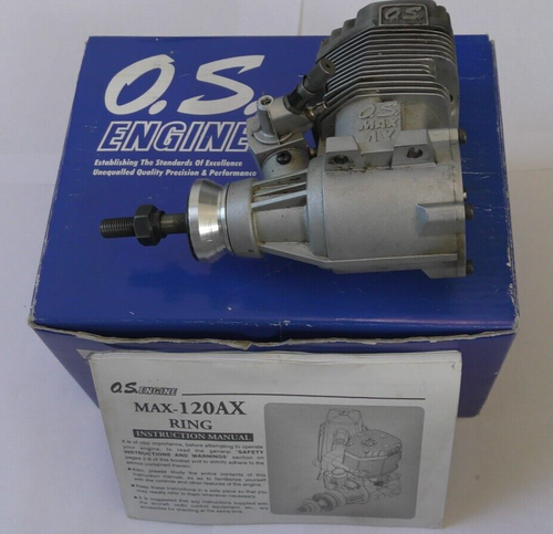 OS Engine - OS max 120 AX - SEE VIDEO - Runs Great W/Box and Documents ...