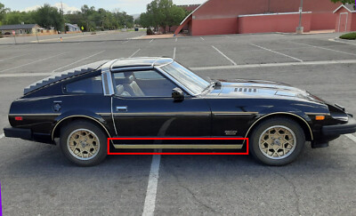 rare original dealer option Datsun/Nissan 280ZX rocker trim moldings ...