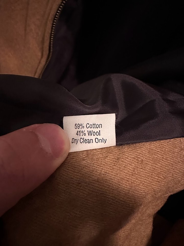 3Sixteen Mechanic Jacket ~ Tan Boiled Wool | eBay