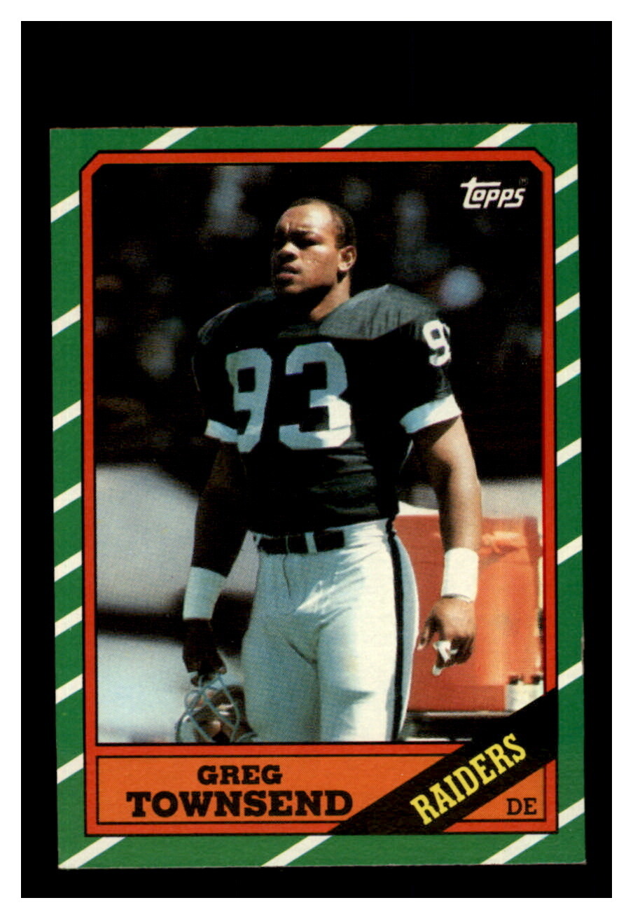1986 Topps #70 Greg Townsend RC Oakland Raiders | eBay