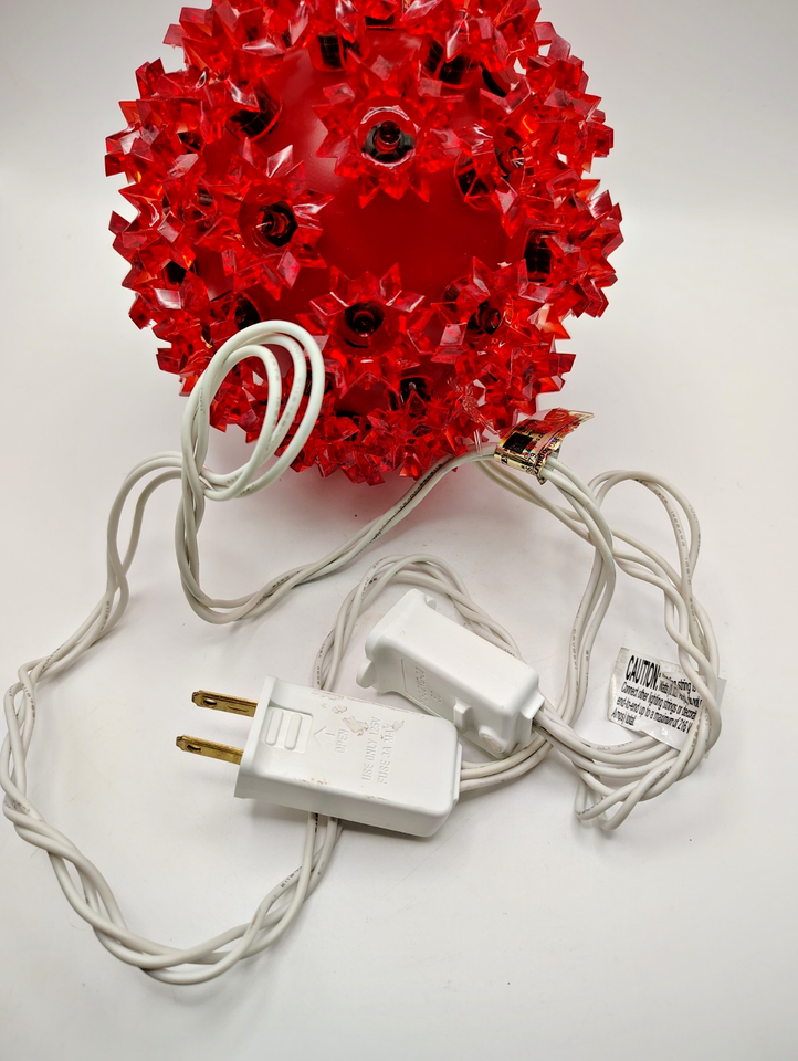 Red LED Starlight Sphere Hanging Decoration Holiday Party Shimmering ...