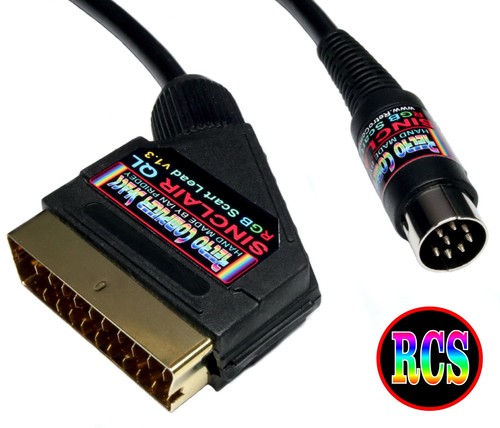 Sinclair QL High Quality RGB Scart Lead Video Cable TV Lead Retro ...