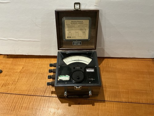 Vtg 1968 Electrostatic Voltmeter Model ESD by Sensitive Research ...